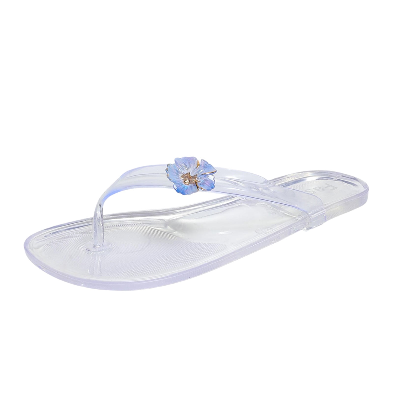 CAIXIA Jelly Sandals for Women Clear Sandals Jelly Shoes Women Mary ...