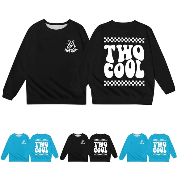 CAIXIA Kids Cotton Sweatshirt Round Neck Comfortable Cute Long Sleeve ...