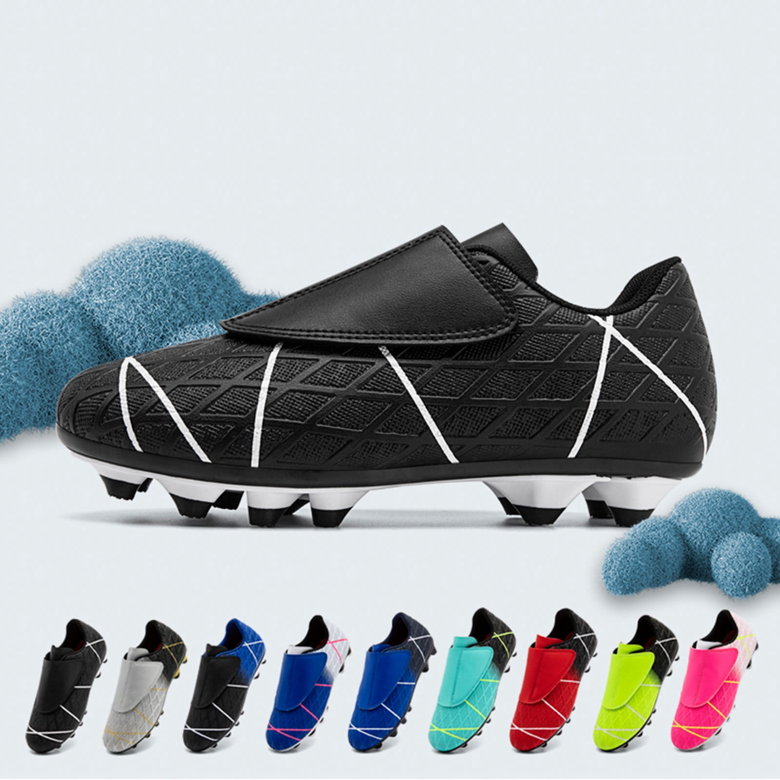CAIXIA Kids Soccer Cleats Football Shoes Kids Athletics Training Shoes ...