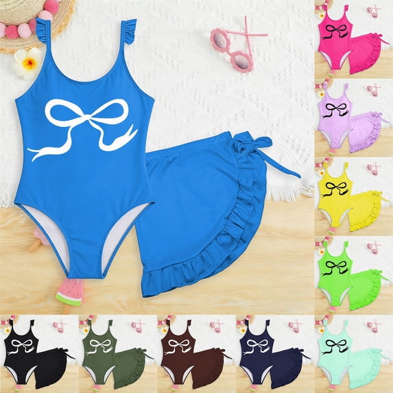 CAIXIA One Piece Swimsuit Girls 14-16 Regular Fit Color Block ...