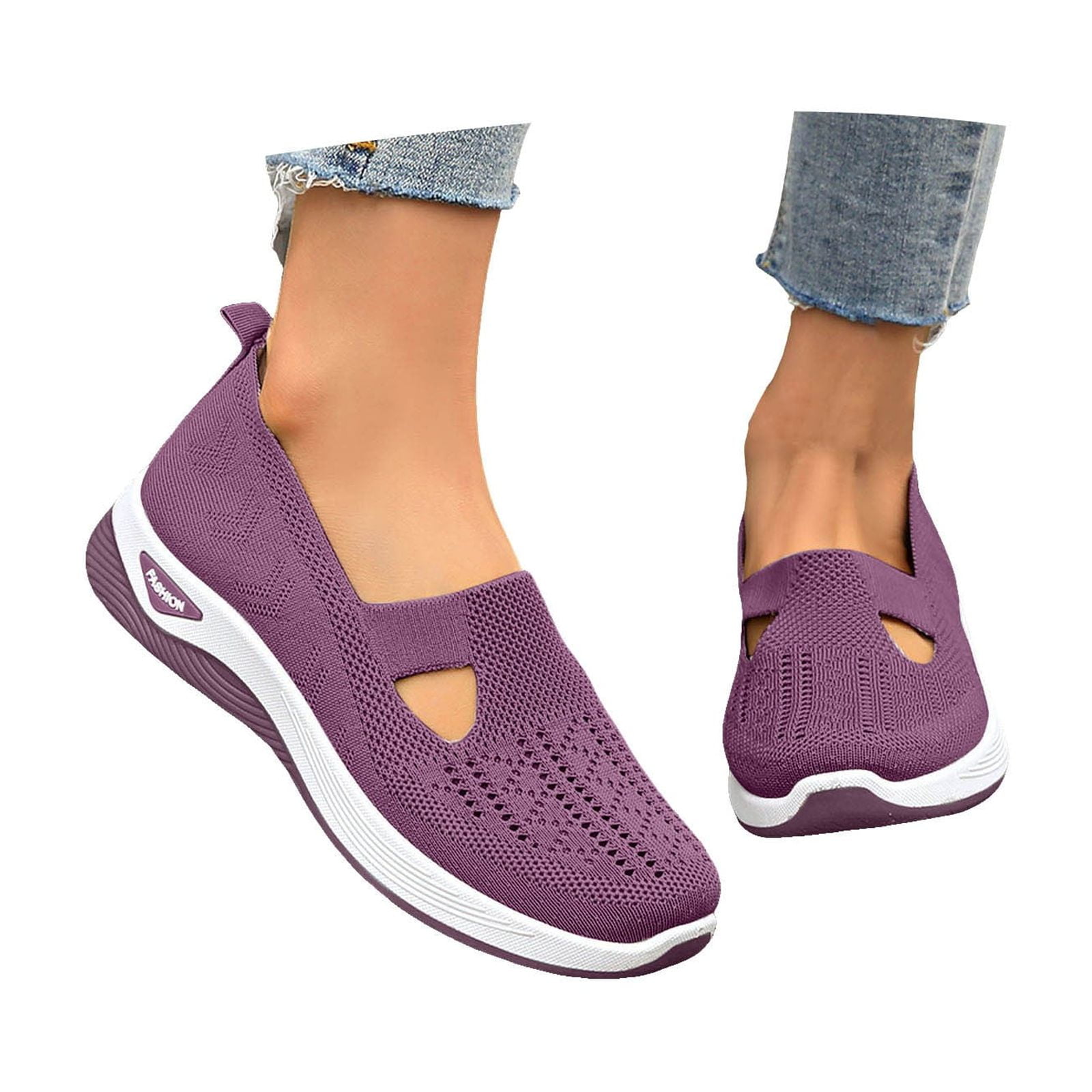 CAIXIA Orthopedic Shoes for Women Adjustable Upper Womens Walking Shoes ...