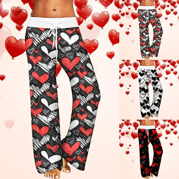 CAIXIA Pajama Pants Women Cute Print Quality Streetwear Pants Women's ...