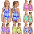 CAIXIA Pink One Piece Swimsuit Girls Girls Bathing Suit Spaghetti Strap ...
