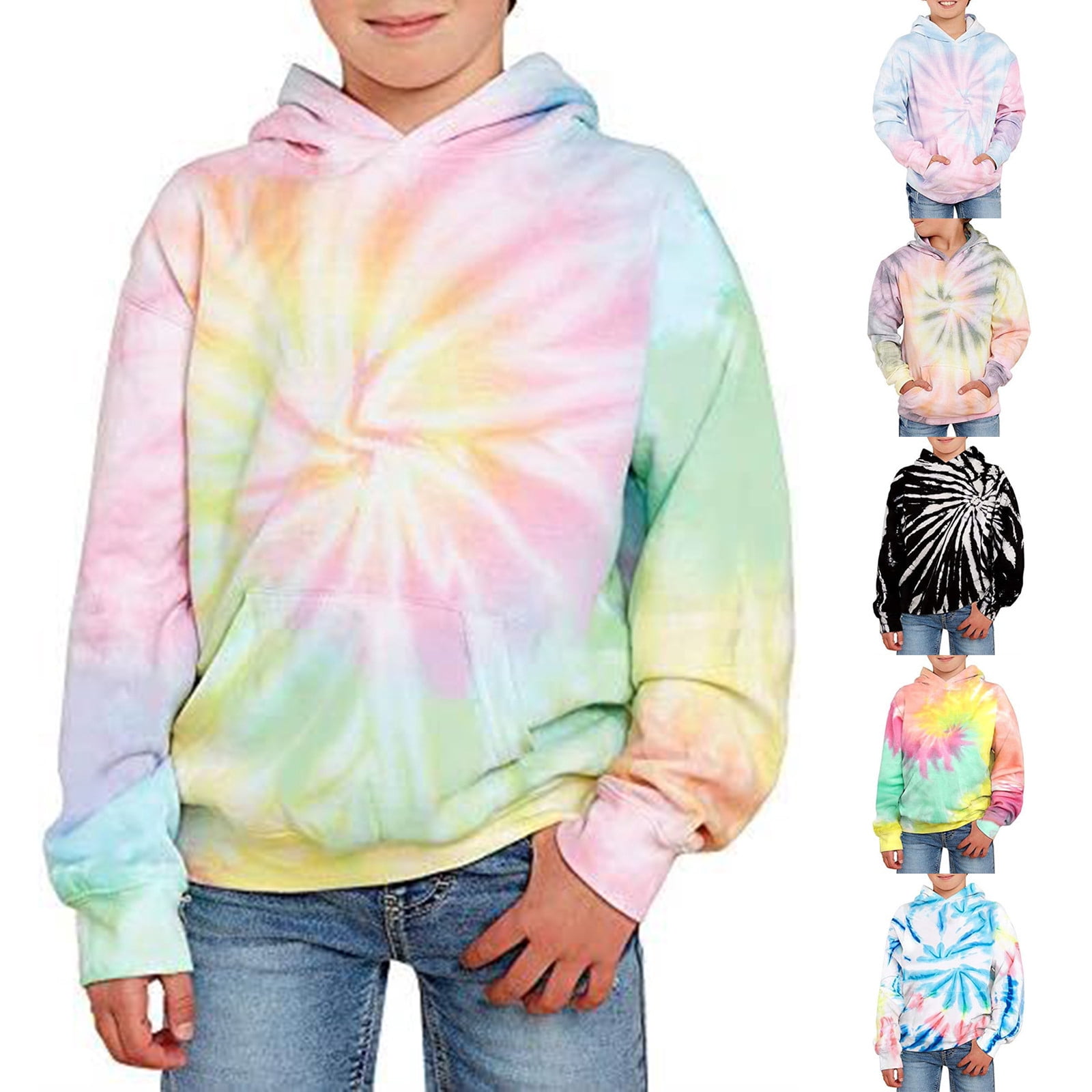 CAIXIA Pullover Hoodies for Boys Classic Girls Sweatshirt Long Sleeve ...