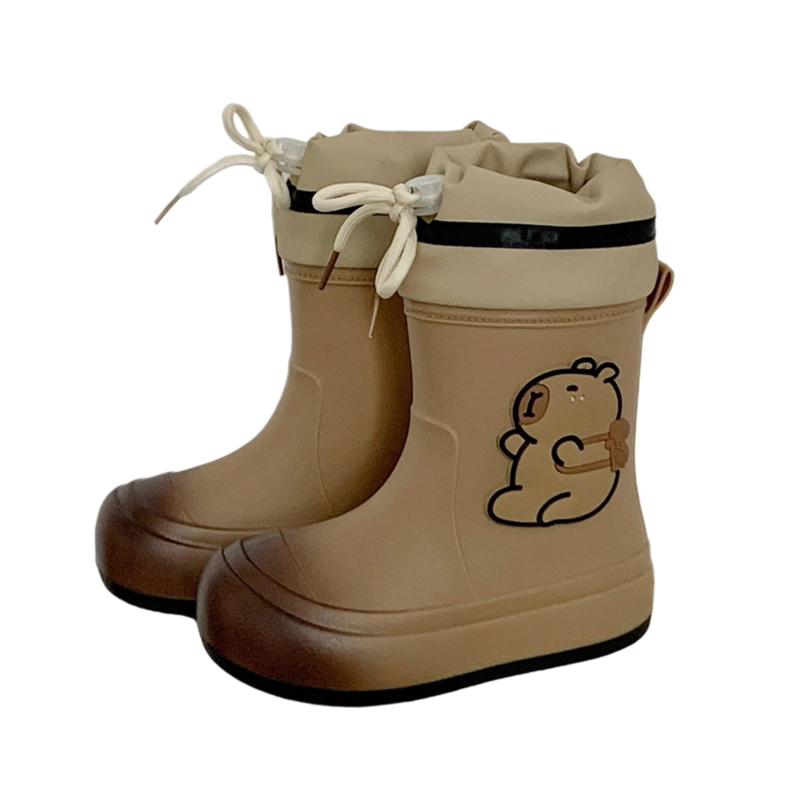 CAIXIA Rain Boots Toddler Size 8,Girls Boots For School And Outdoor Mid Calf Rain Boots ...