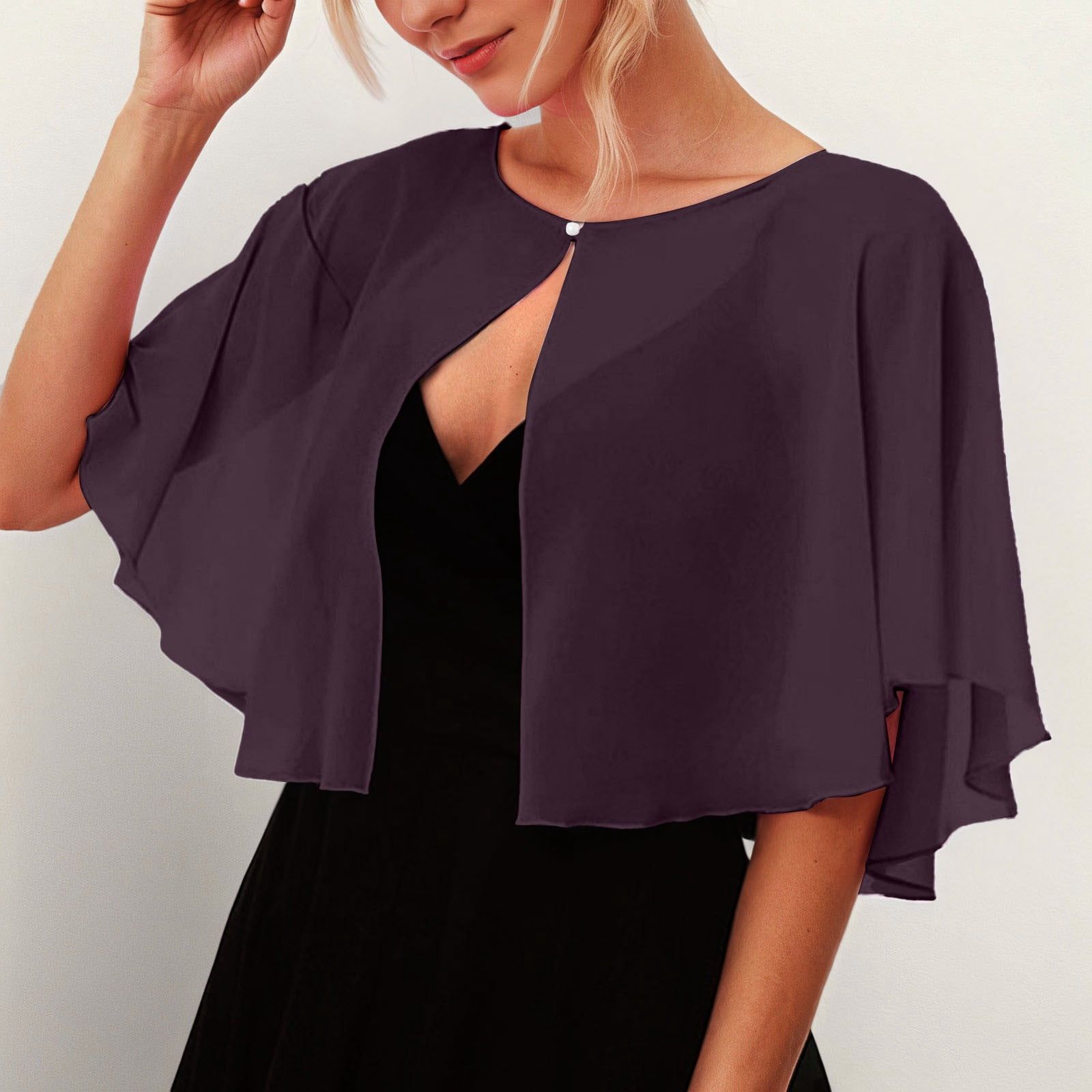CAIXIA Shawls And Wraps For Evening Dresses Chiffon Shawl Capelet ...