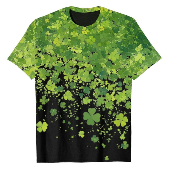 CAIXIA Shirts for Women Saint Pattys Day Short Sleeve Shirts Lucky ...