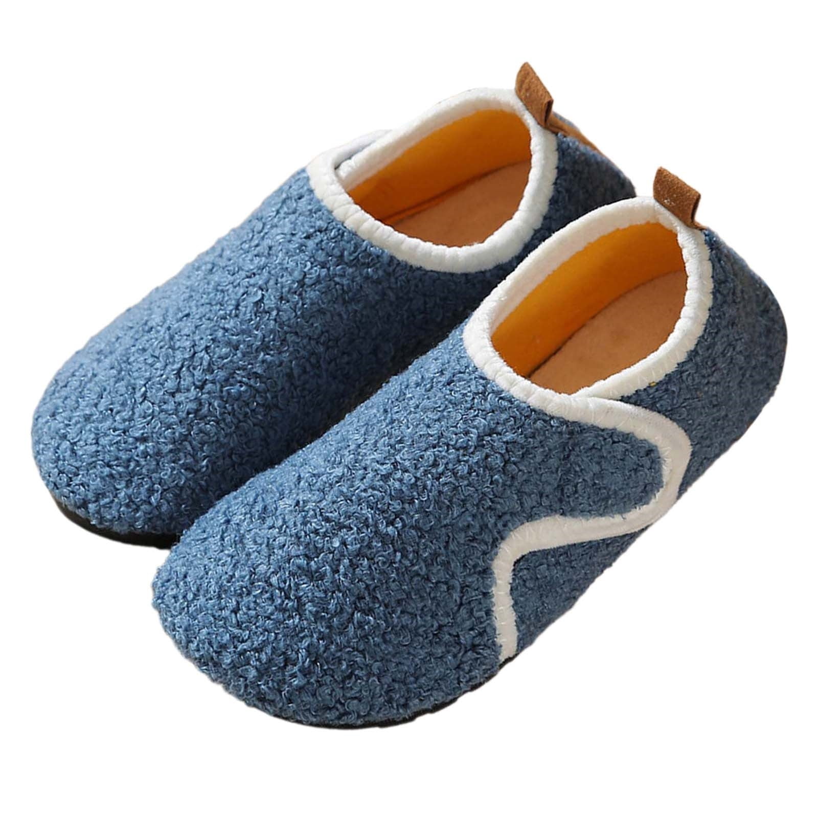 CAIXIA Slippers for Women Men Rubber Soles House Slippers Indoor House ...