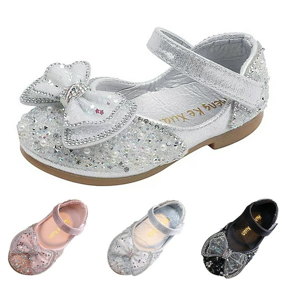 CAIXIA Summer Sandals for Girls Little Kids Girls Dress Pumps Glitter ...