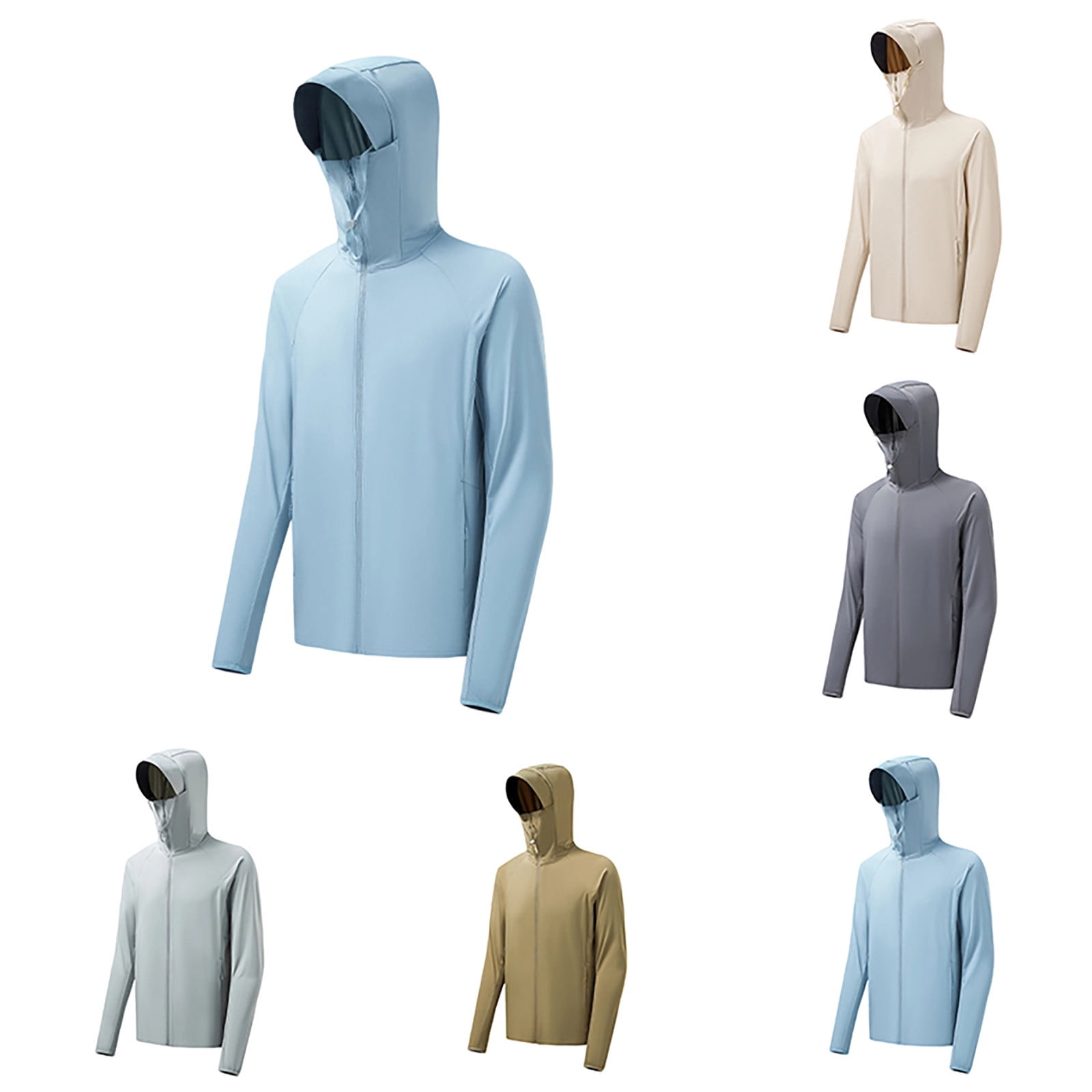 CAIXIA Sun Protection Jackets for Women Long Sleeve Shirt Spf 50+ Uv ...