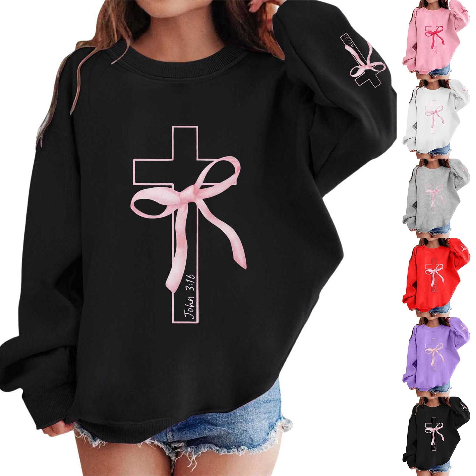 CAIXIA Sweatshirts Crewneck for Girls Crew Comfort Kids Shirts Girls ...