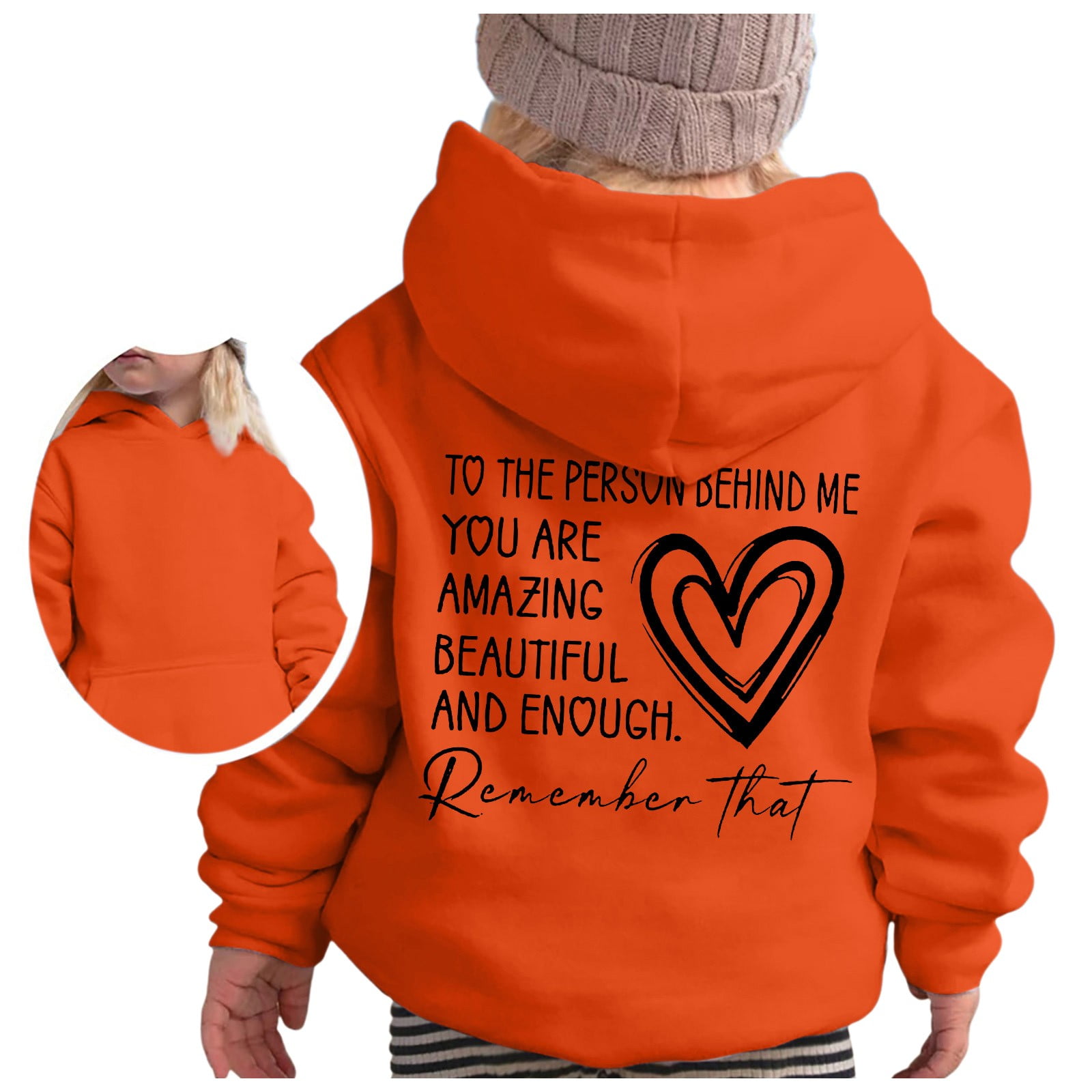 CAIXIA Teen Girls Hoodies Size 14-16,Girl's Hoodie Long Sleeve Soft Sweatshirt Graphic Hoody ...