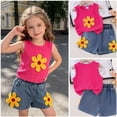 CAIXIA Toddler Baby Girl Summer Outfits Sleeveless Lapel Collar Tank ...