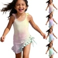 CAIXIA Toddler Girls One Piece Swimsuit Bathing Suits for Girls Tie ...