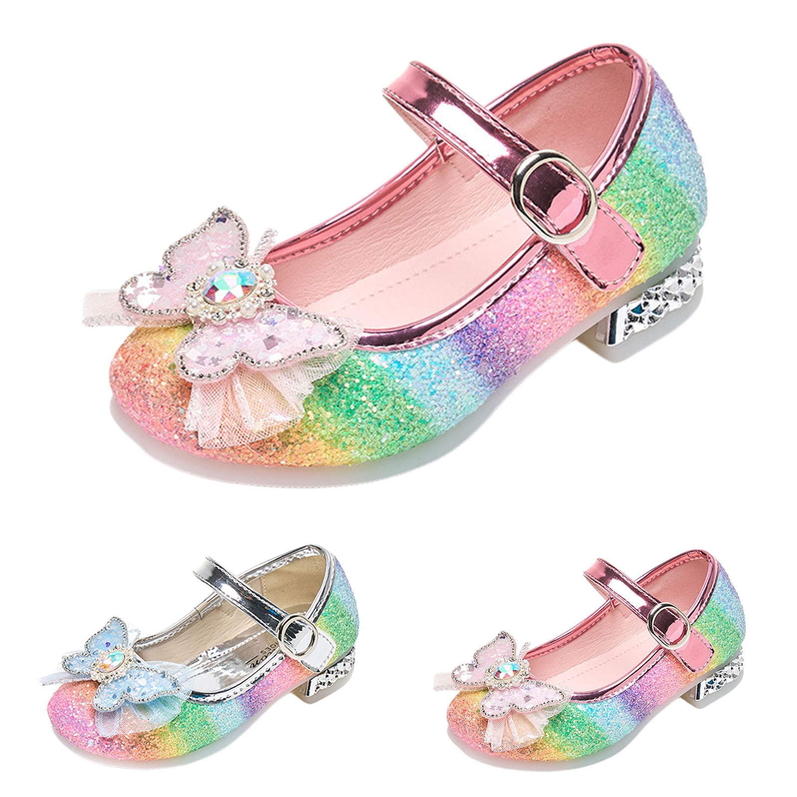 CAIXIA Toddler Sandals Girl Wendy Girls Heels Dress Shoes Flower Girl ...