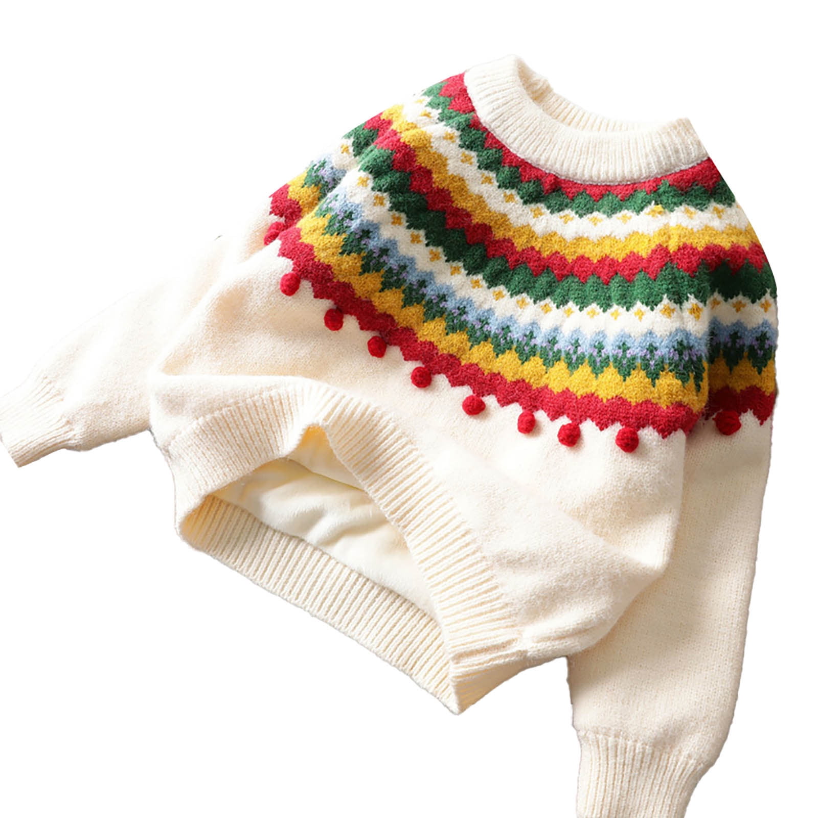 CAIXIA Toddler Sweater Boy 3T,Baby Girl Cute Christmas Sweater Toddler Round Neck Knitted ...