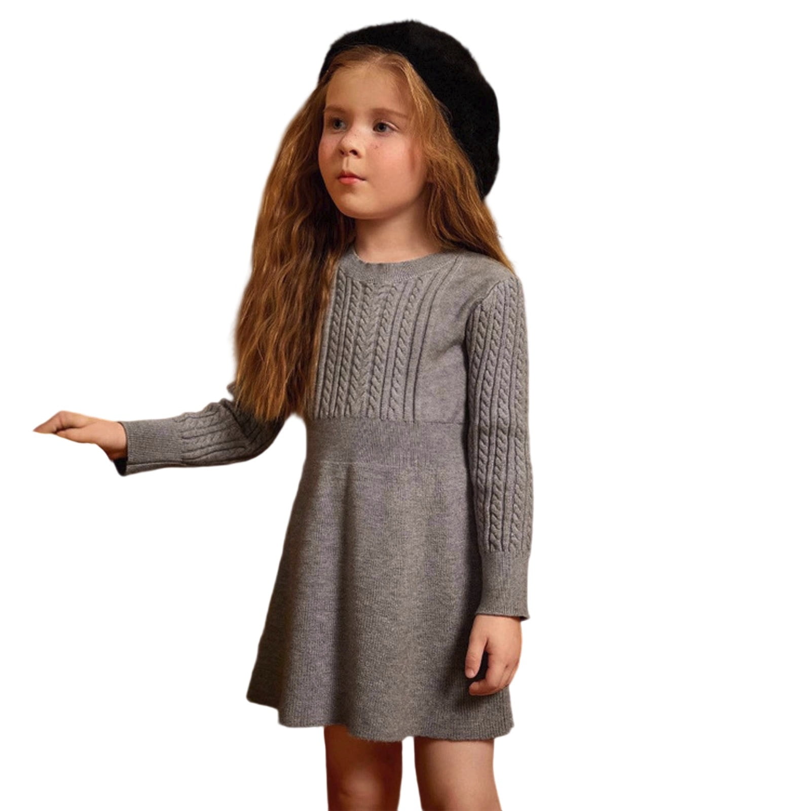 CAIXIA Toddler Sweater Boy Cotton,Girls Knitted Sweater Dress Long ...