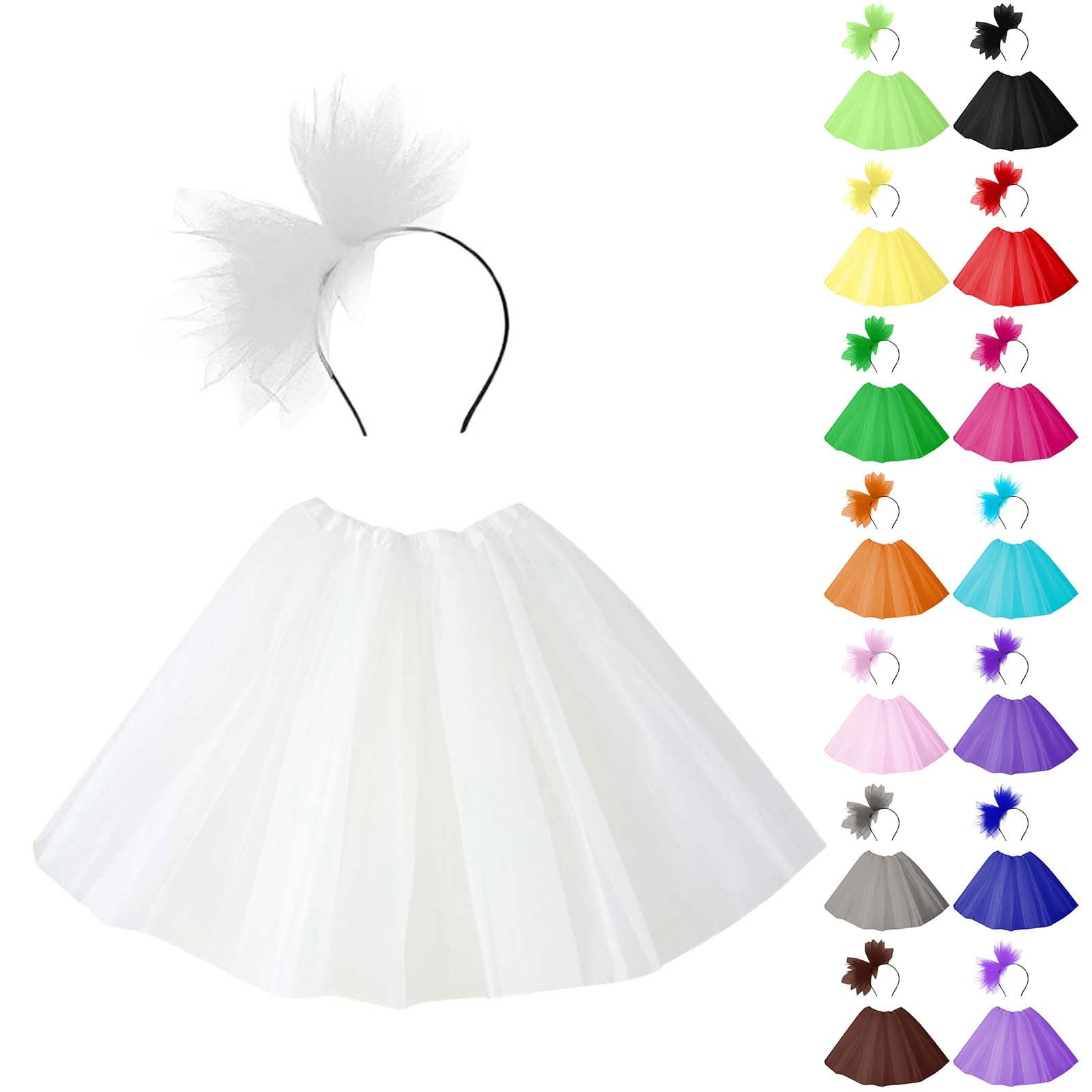 CAIXIA Women's Tutu Skirt Layered Tulle Tutus Ballet Dance Tutus Skirt ...