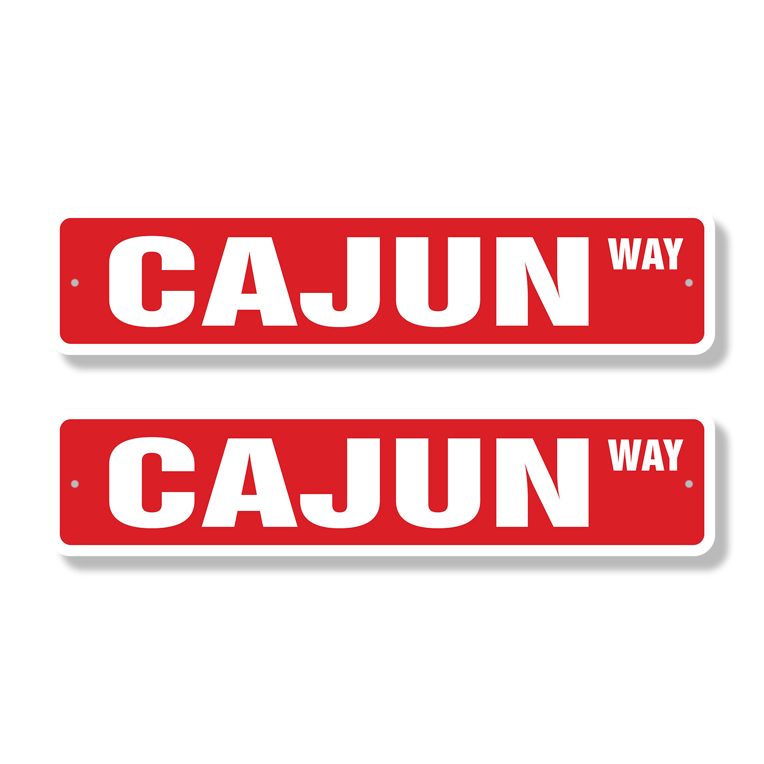 CAJUN Classic Street Sign (2 Pack) lousiana bayou food southern french ...