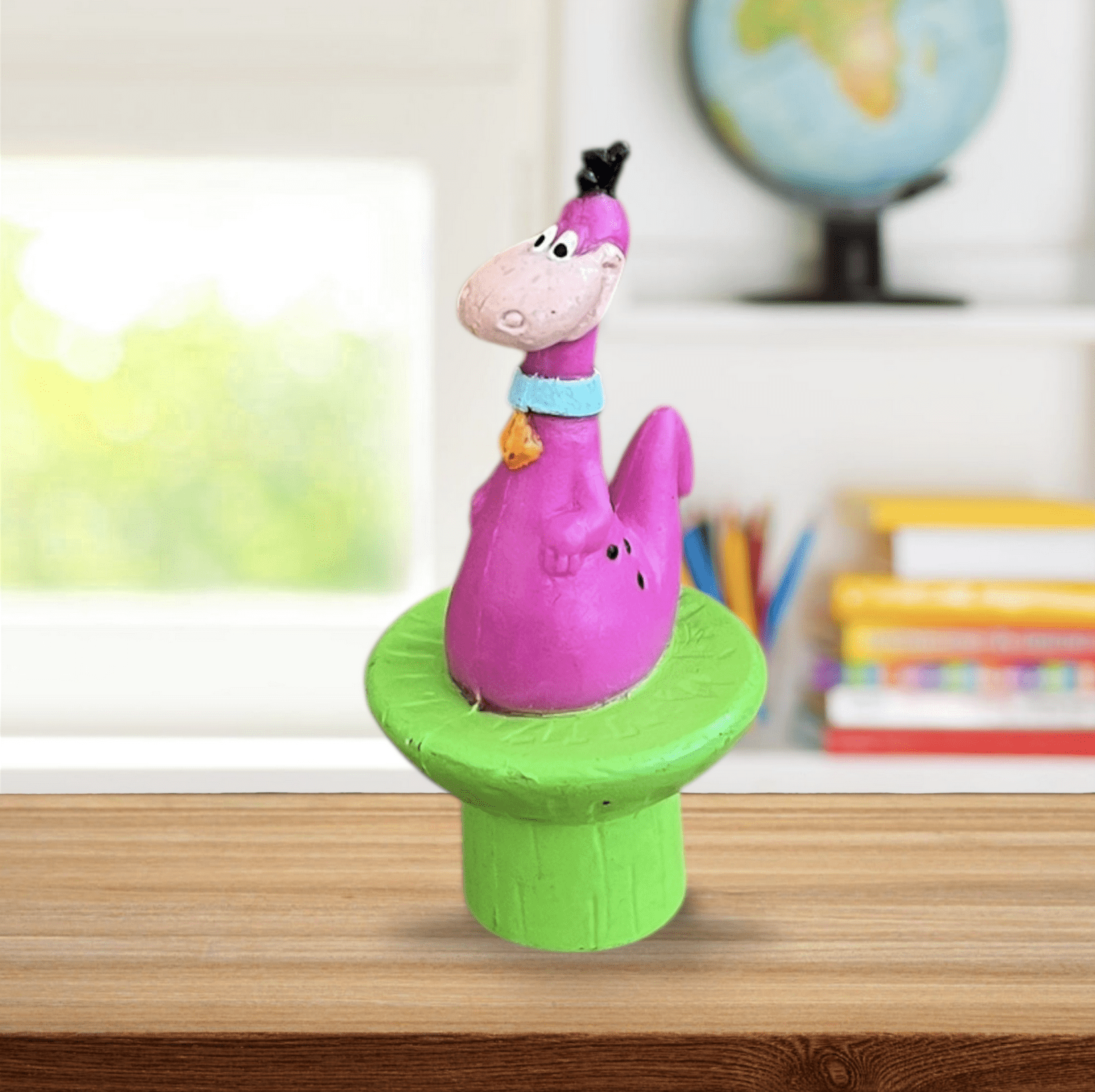 CAKE TOPPER Flintstones Dino PVC Finger Puppet Figure by Hanna Barbera ...