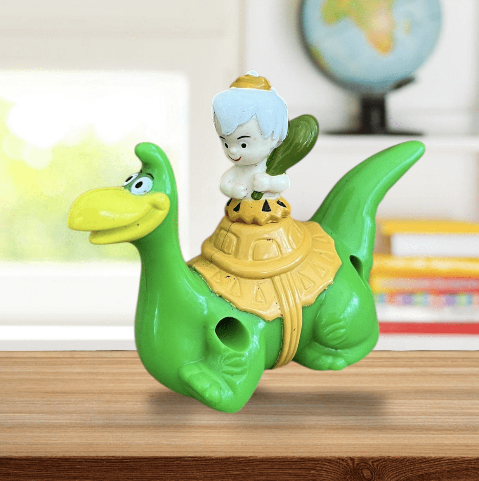 CAKE TOPPER Flintstones Kids Bam Bam Dino Pull Back Toy 1991 Figure ...