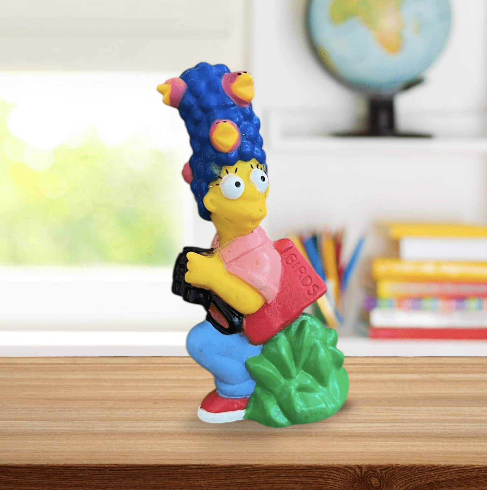 CAKE TOPPER MARGE Bird Watching Simpson Figure Figurine New The ...