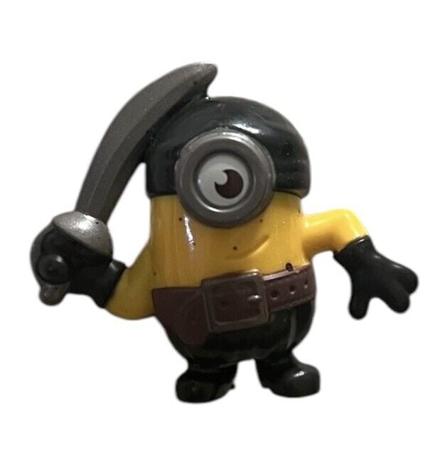 CAKE TOPPER Minions Despicable Me Pirate One Eye Figure 3” New Figurine ...