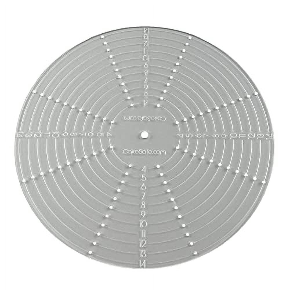 CAKESAFE Round Tier Ruler for Cake Decorating – Cake Centering and ...