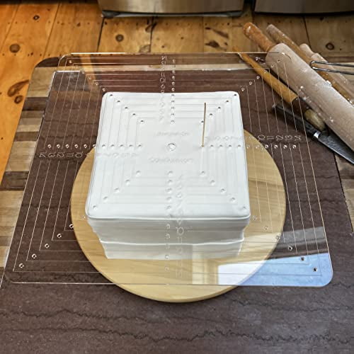 CAKESAFE Tier Ruler Bundle for Cake Decorating – Cake Centering and ...