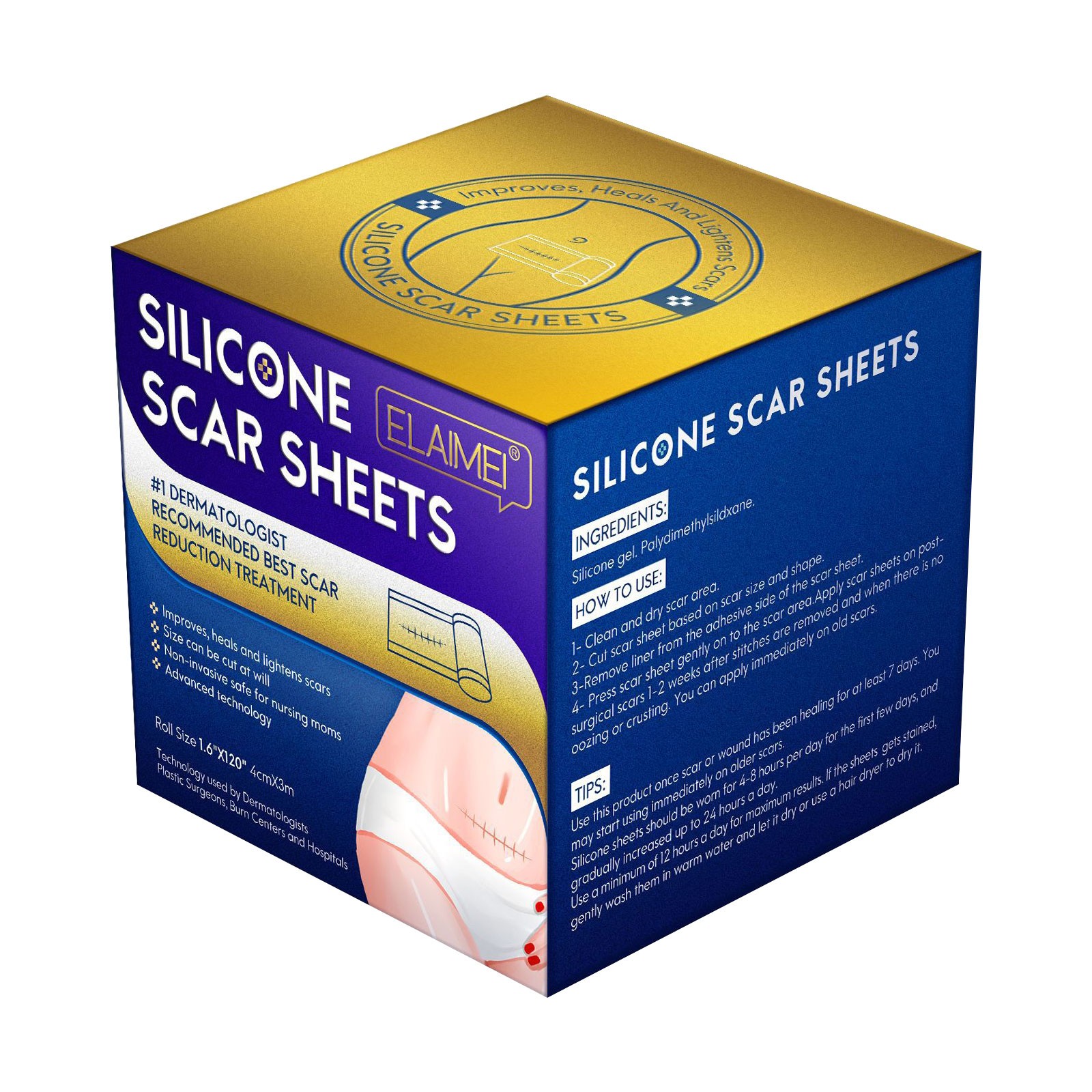 CAKVIICA Transparent Large Scar Roll Self Adhesive Repair Sticker For ...