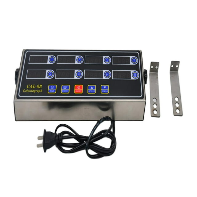 CAL-8B Portable Calculagraph 8 Channel Digital Timer Kitchen Cooking ...