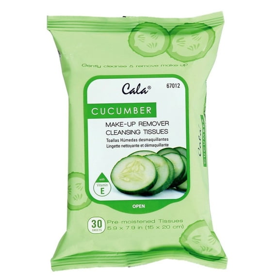 CALA, Makeup Remover Cleansing Tissues, Enriched with Cucumber Extract ...