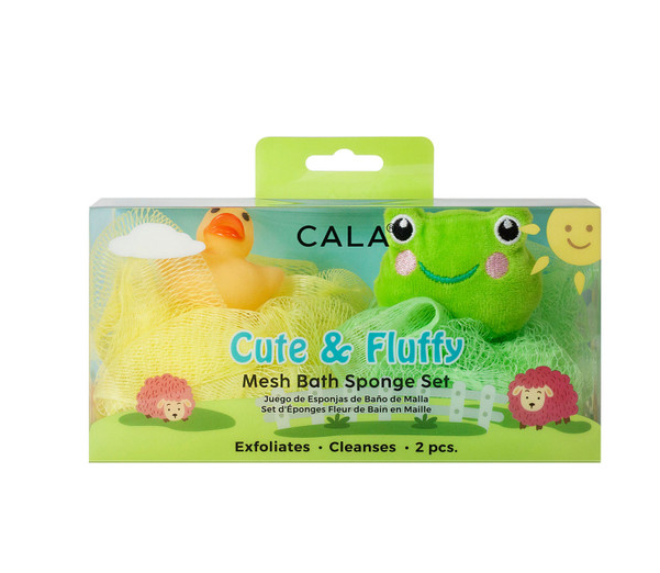 CALA Mesh Bath Sponge SET- DUCK/FROG - Walmart.com
