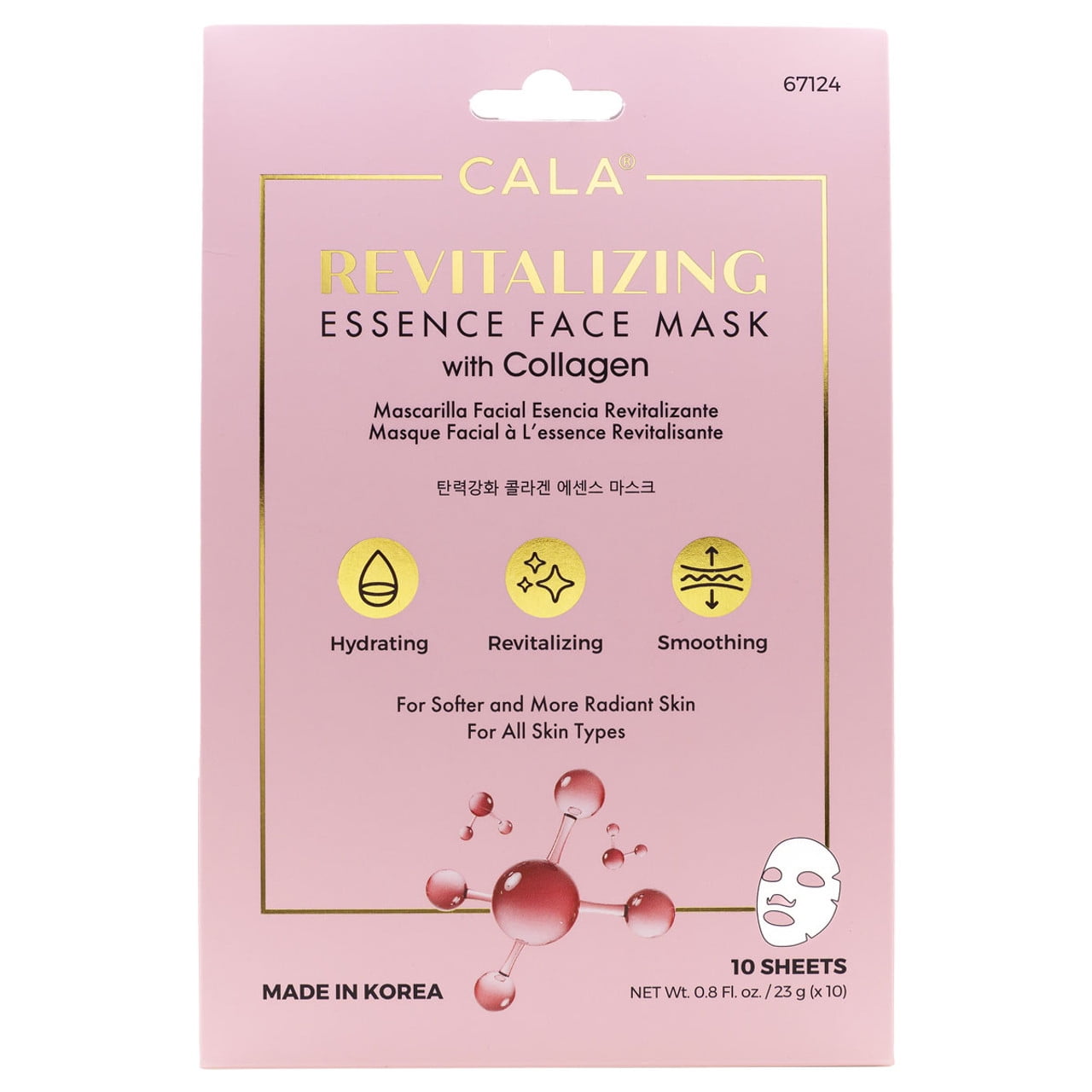 CALA Revitalizing Essence Face Mask with Collagen - Pack of 3 (30 ...