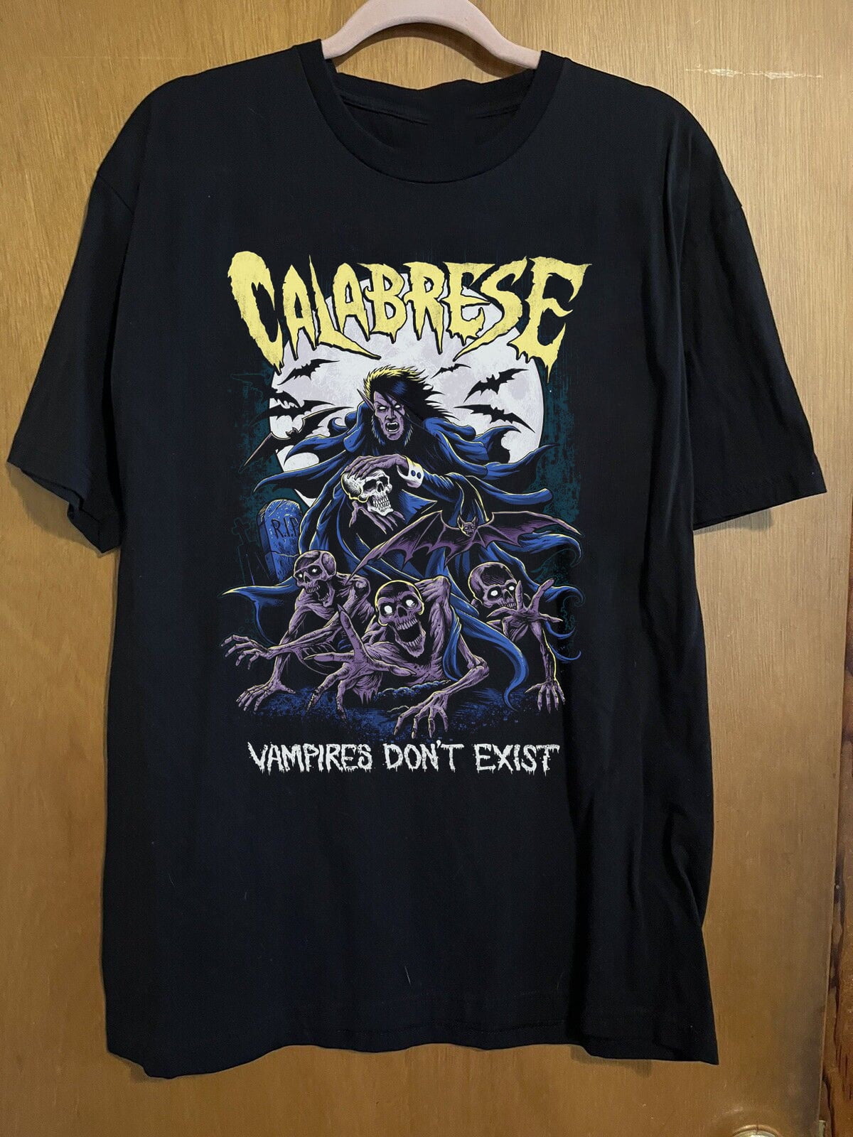 CALABRESE band Vampires Dont Exist Short Sleeve T-Shirt Full-Size PR668 ...