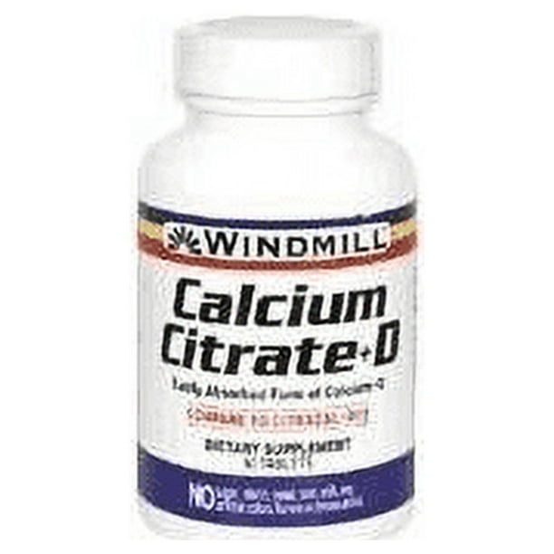 CALCIUM CITRATE +D TABS WMILL - Walmart Business Supplies