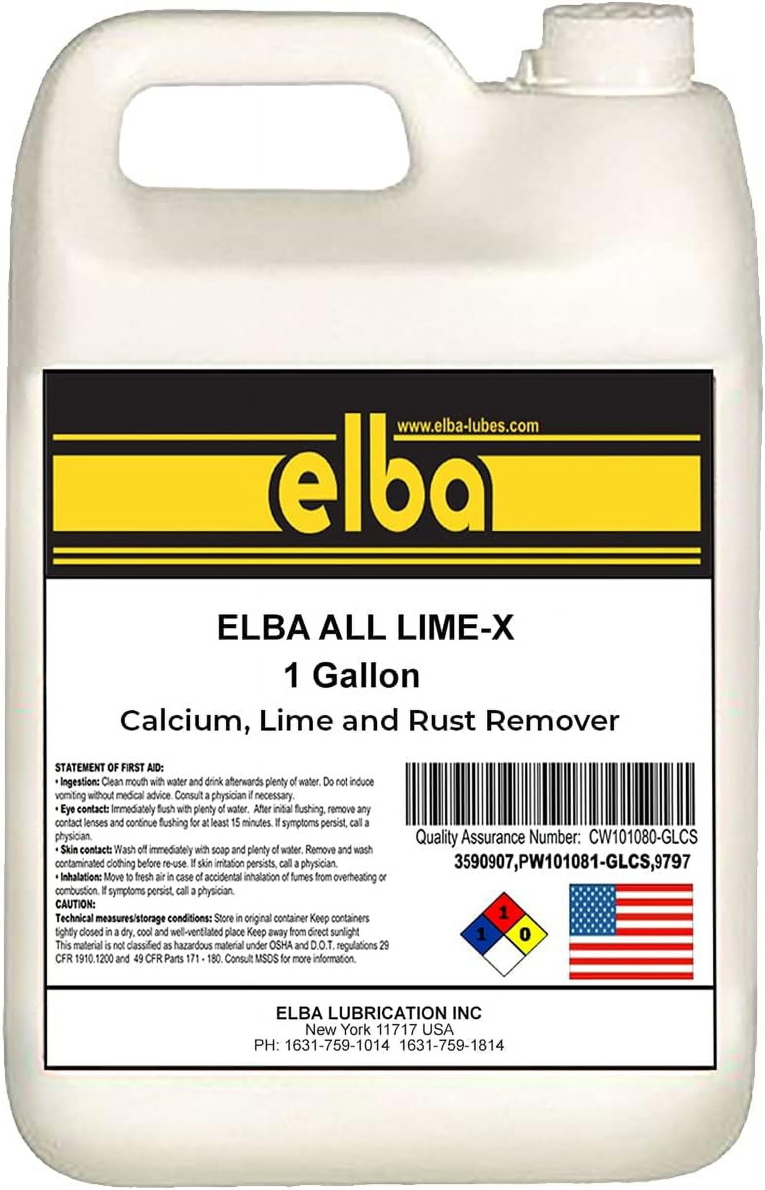 CALCIUM LIME SCALE, RUST AND CORROSION REMOVER. CLEANER. DESCALER.(1 ...
