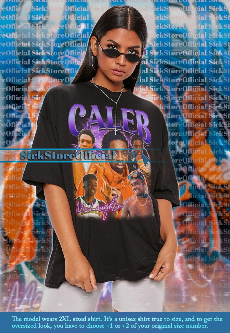 CALEB MCLAUGHLIN Vintage Shirt, McLaughlin Fan Tees, Young Actor Rap ...