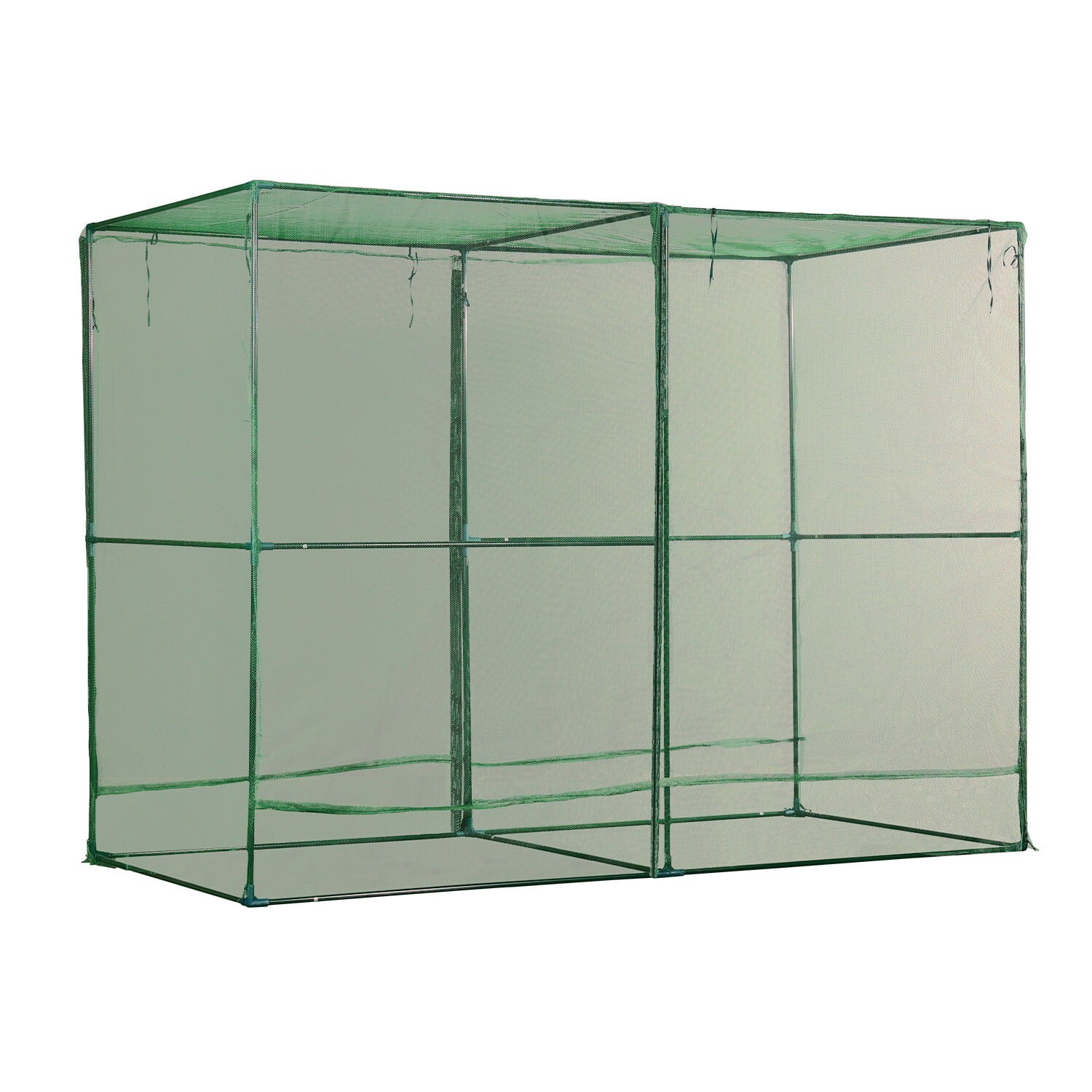 CALEMI 8x4x6 Walk-in Mesh Crop Cage Plant Protection Tent For Vegetable ...