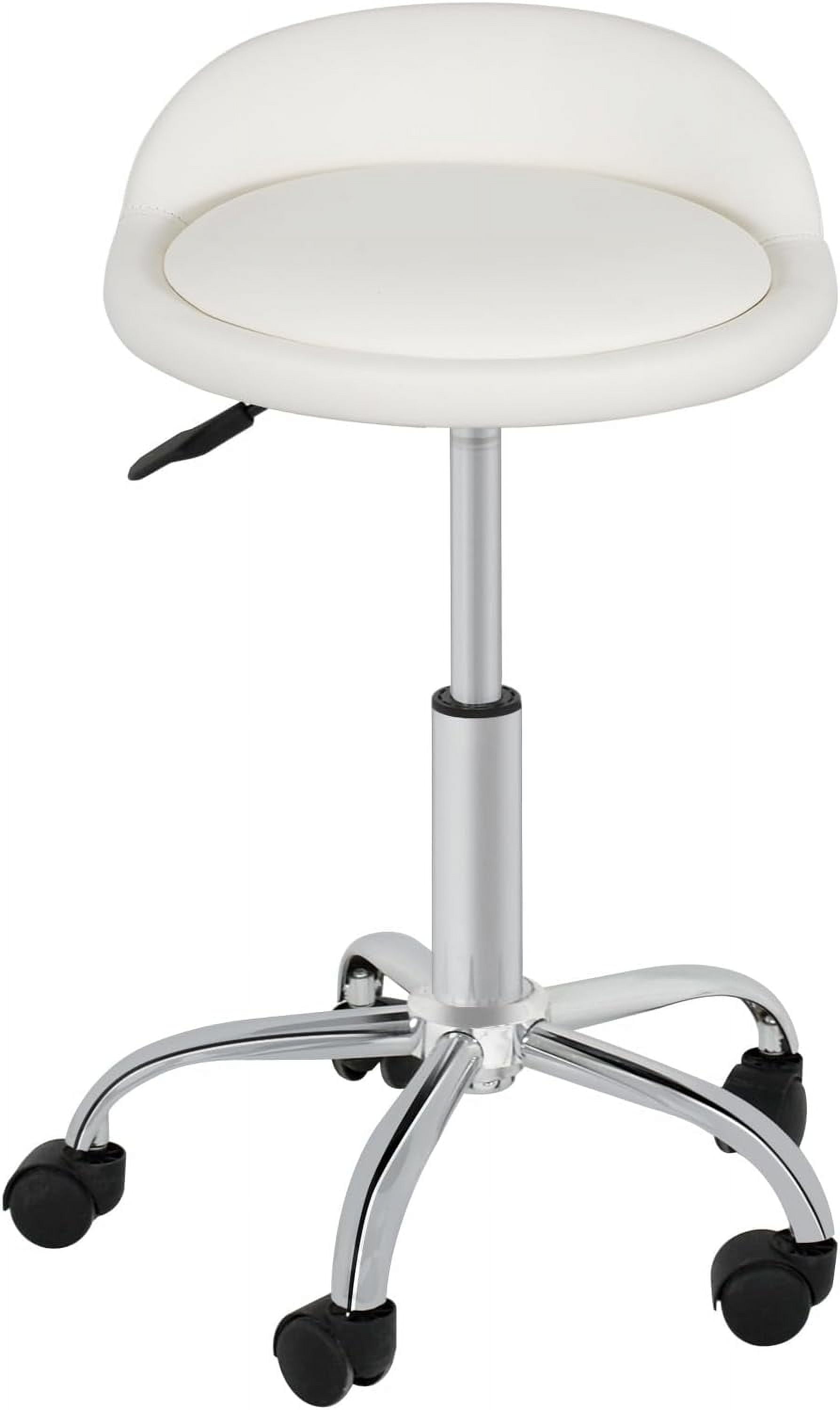 CALEMI Adjustable Height Hydraulic Rolling Swivel Salon Stool Chair ...