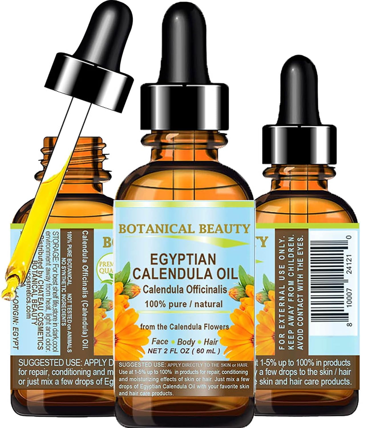 CALENDULA OIL Egyptian Calendula Officinalis Marigold Oil Pure Natural ...