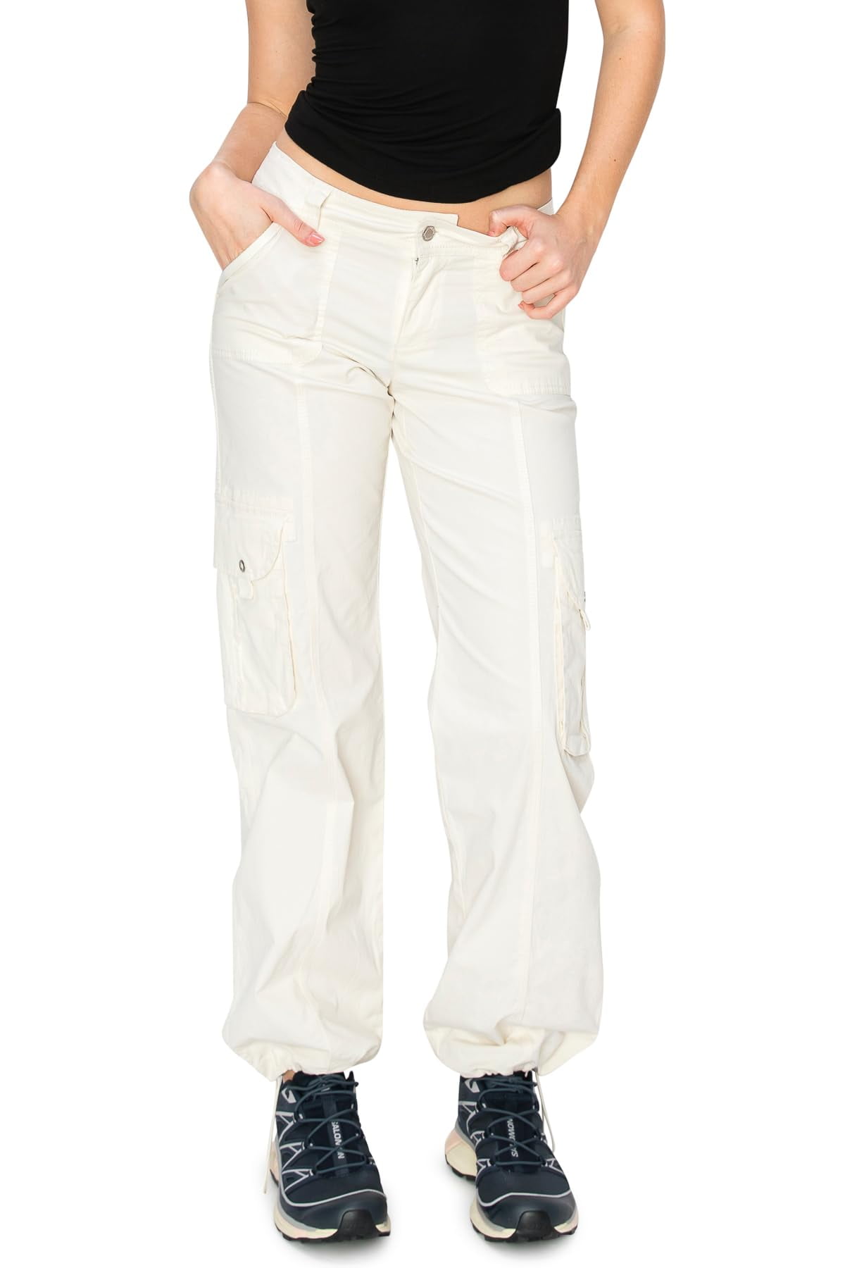 CALI1850 Women's Comfortable Casual Low Rise Relaxed Fit Daily Low Rise ...