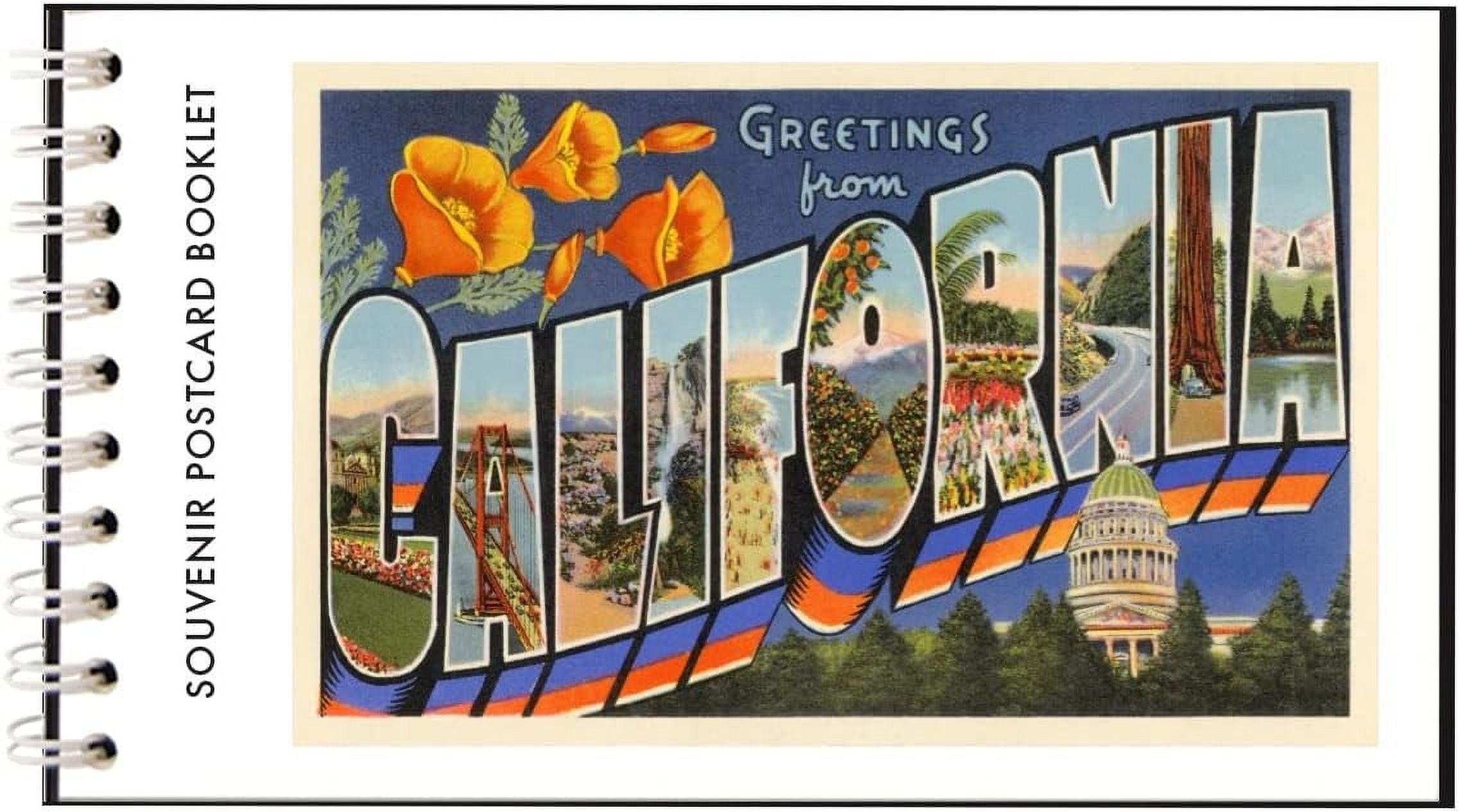 CALIFORNIA Postcard Booklet - Walmart.com