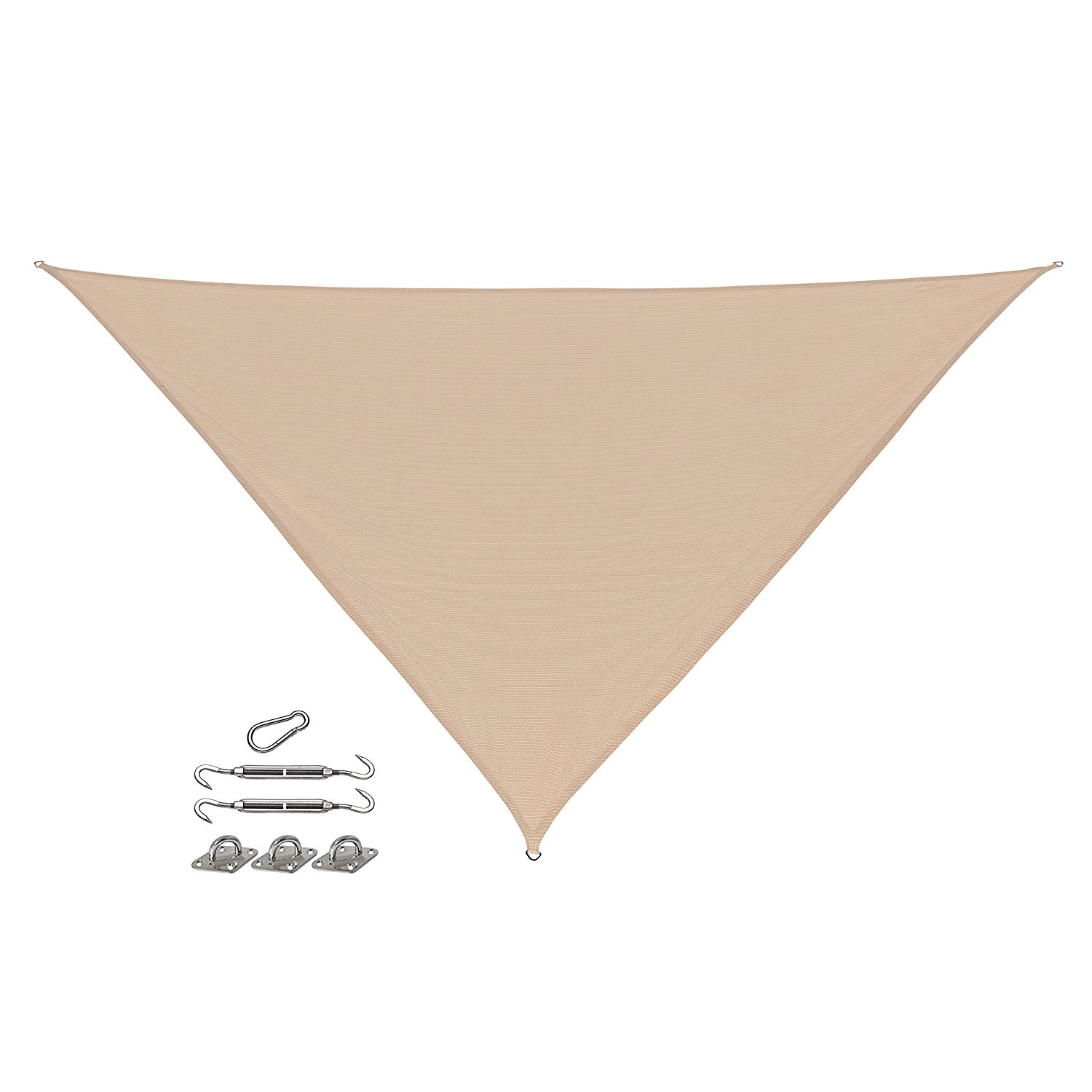 CALIFORNIA SUN SHADE 15' x 12' x 9' RT TRI WALNUT WITH KIT - Walmart.com