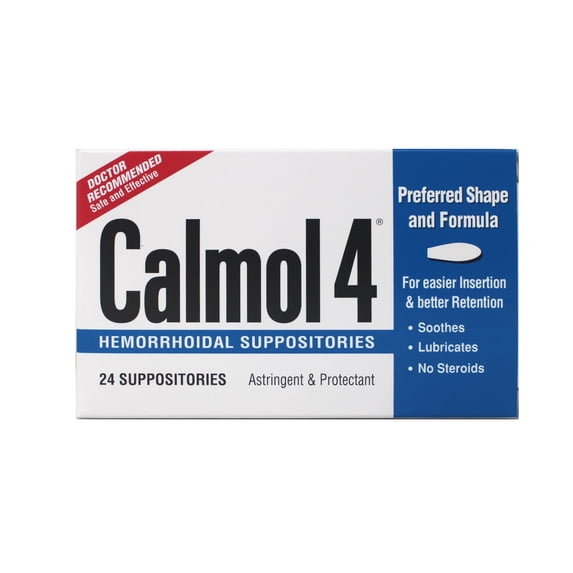 CALMOL-4 Suppositories 24 Count - Walmart.com