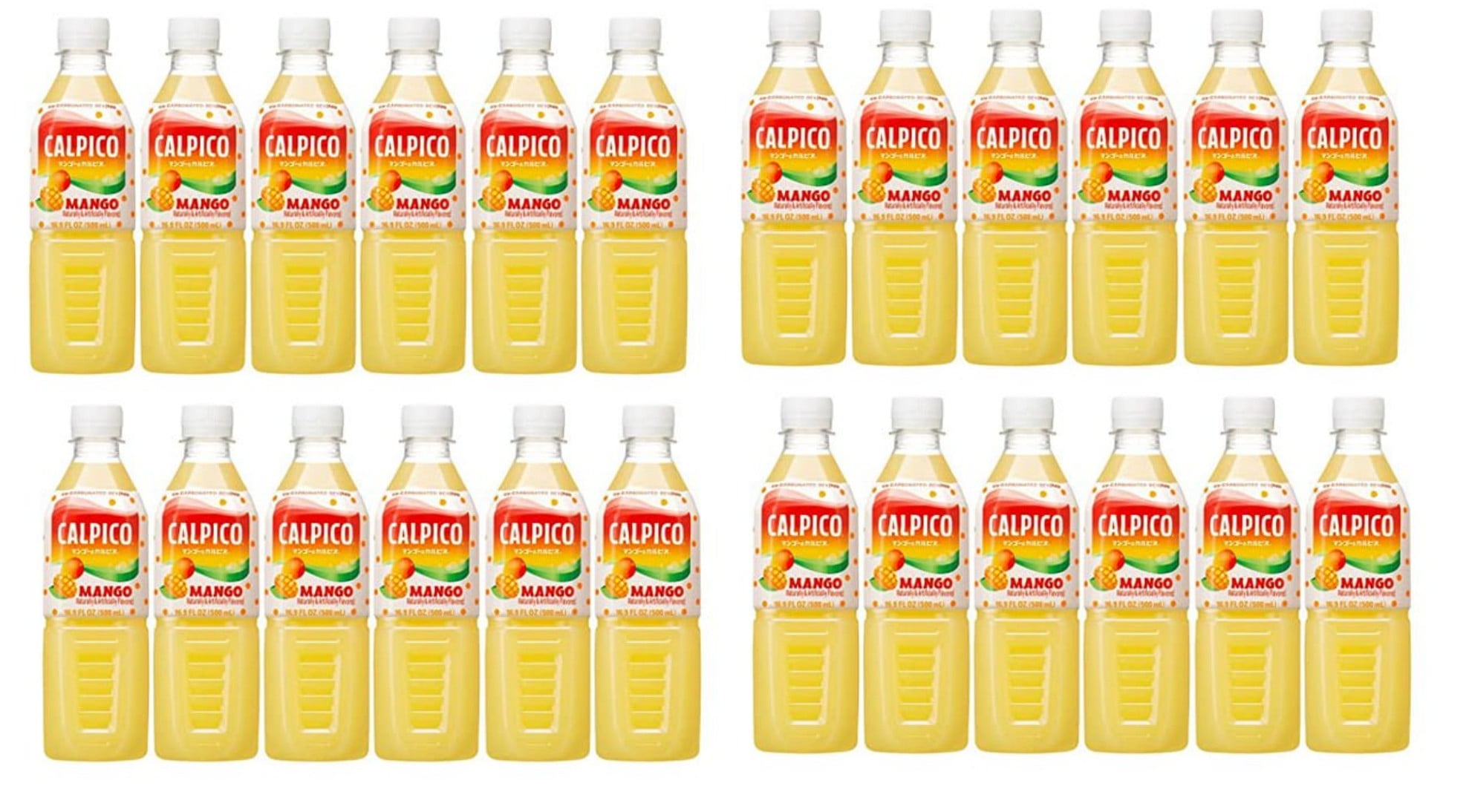 CALPICO Non-Carbonated Drink, Japanese Beverage Contains Juice Concentrate (Original, Mango ...