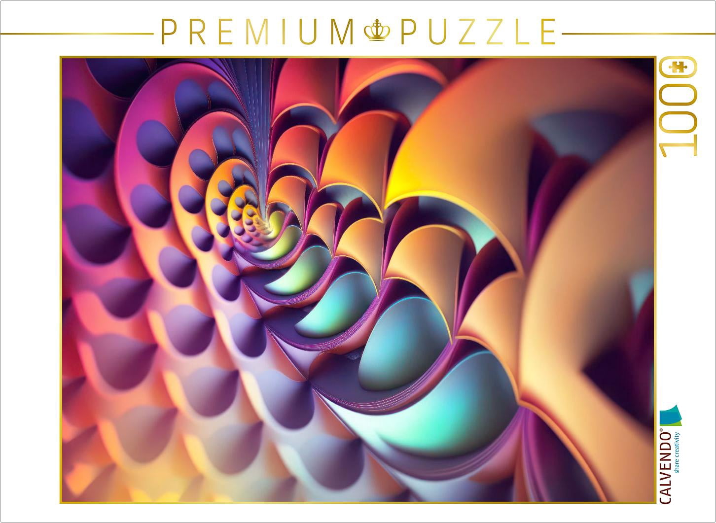 CALVENDO Puzzle Fraktaleinstich | 1000 Teile Lege-Größe 64x48cm Foto ...