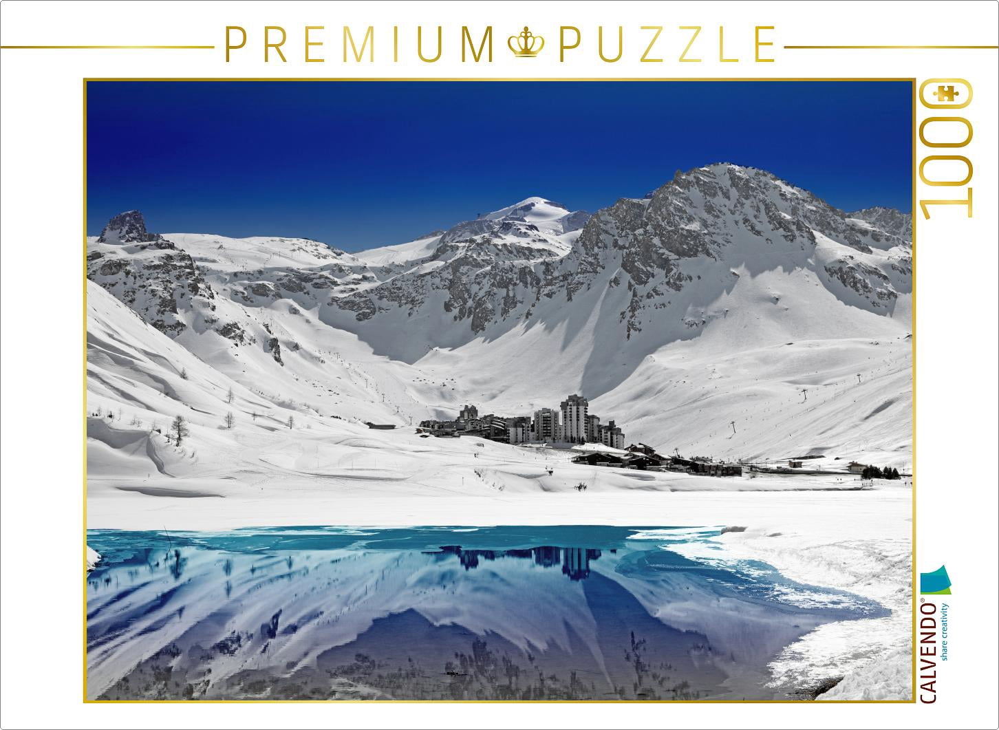CALVENDO Puzzle Tignes Val Claret 1000 Teile Puzzle quer | 1000 Teile ...