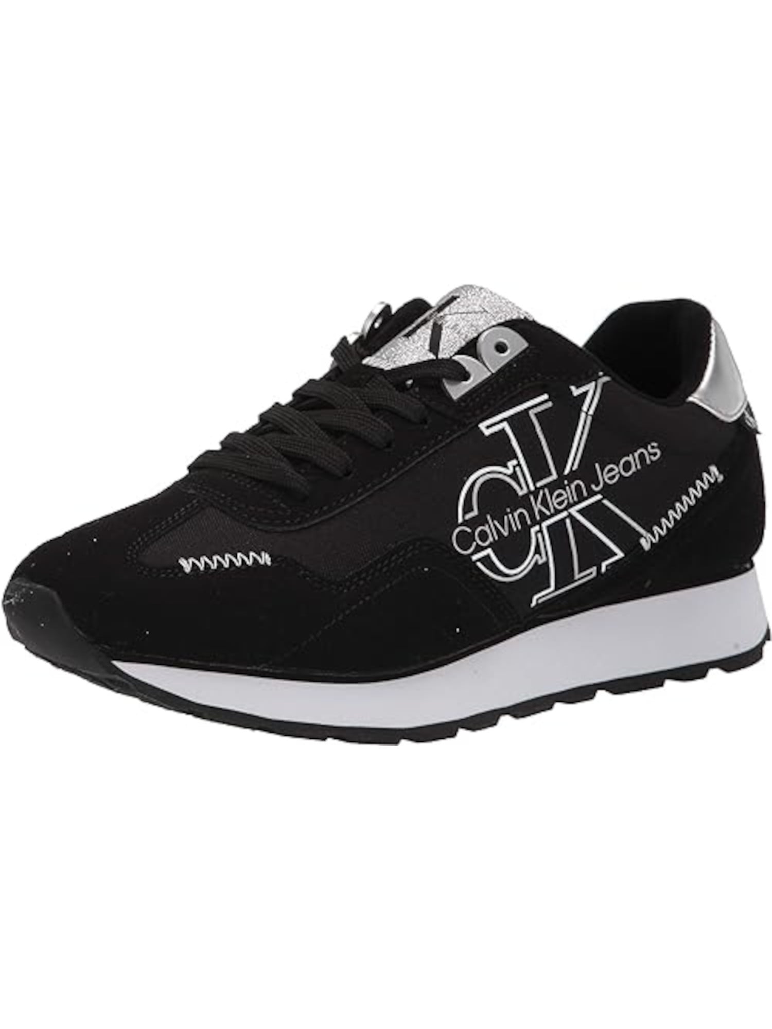 Calvin Klein Jeans Womens Black Logo Removable Insole Comfort Eden
