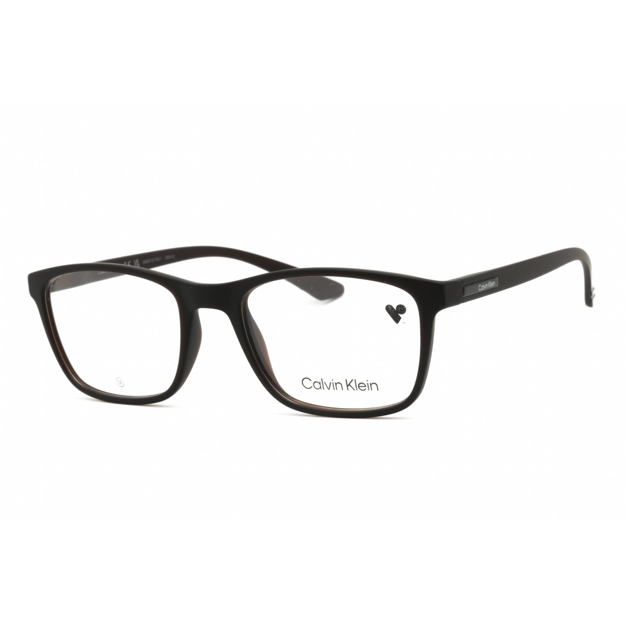 Calvin Klein CK19571 210 Men's Matte Crystal Brown Eyeglasses - Walmart.com
